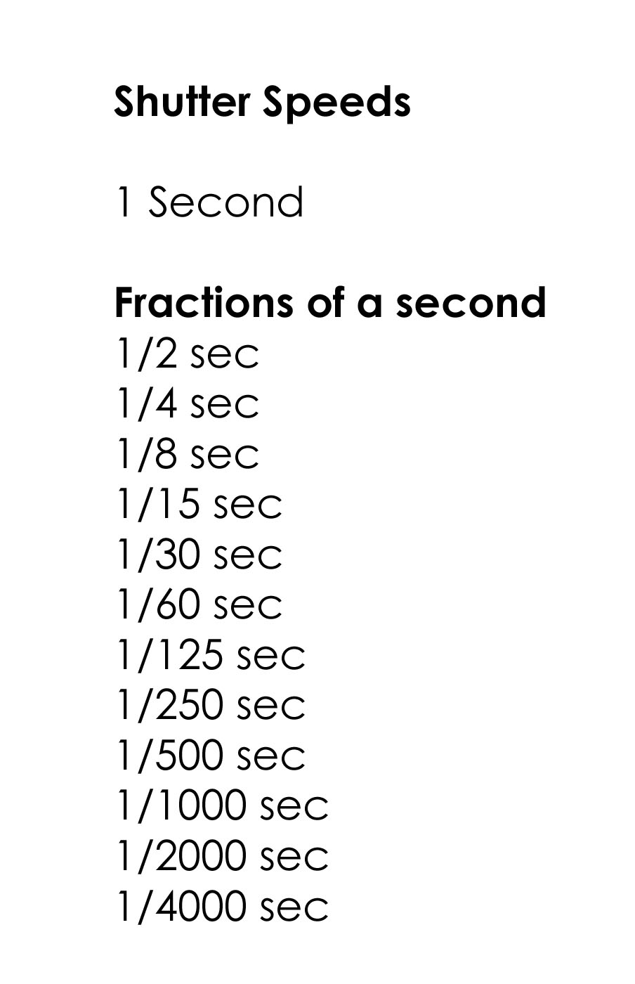 The Exposure Triangle - Aperture, Shutter Speed and ISO explained
